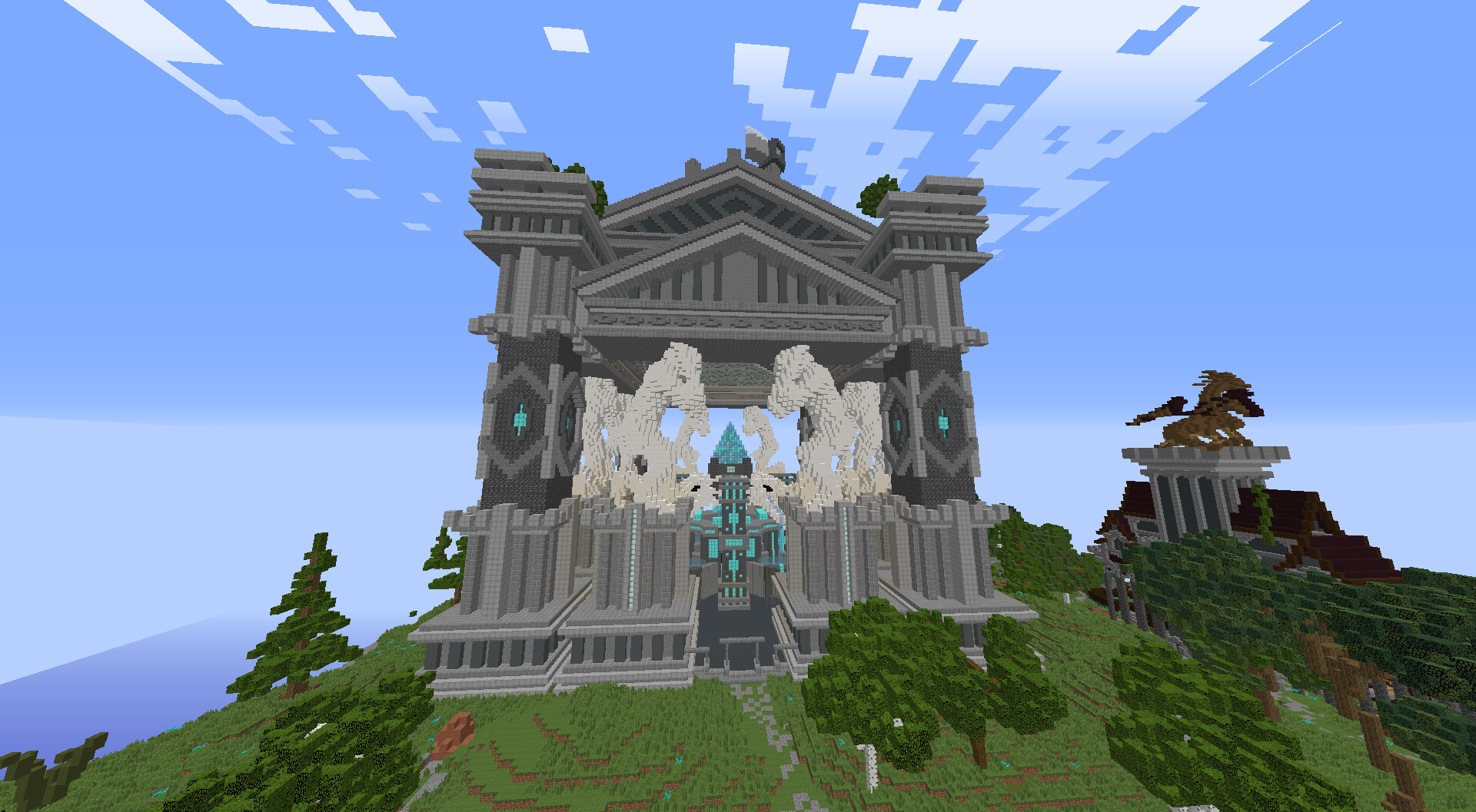 Medieval Spawn/Hub Minecraft Map