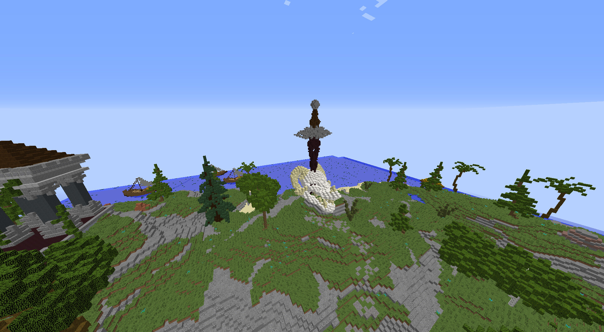 Medieval Spawn/Hub Minecraft Map