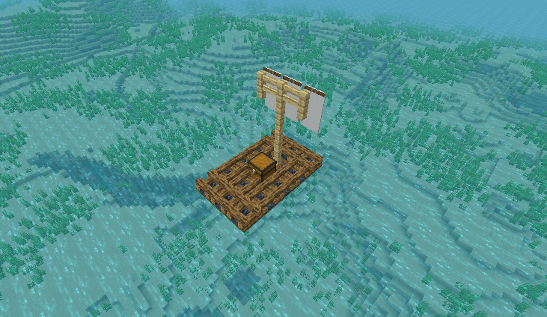 Survival in the ocean Minecraft Map