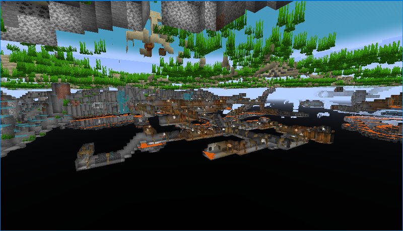Survival in the ocean Minecraft Map