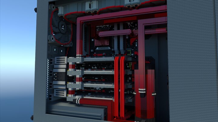 Computer Minecraft Map