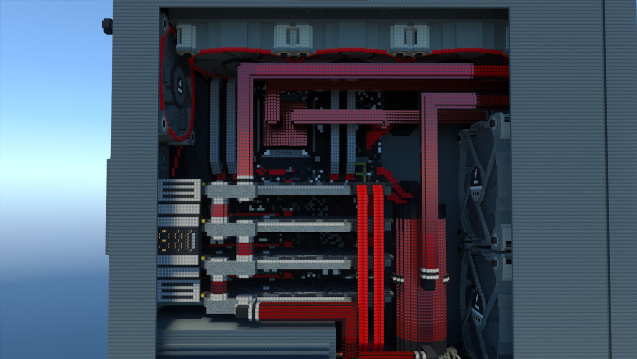 Computer Minecraft Map