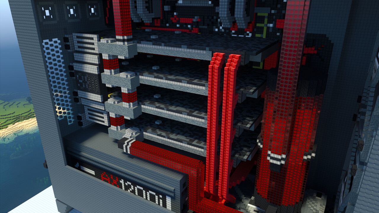 Computer Minecraft Map