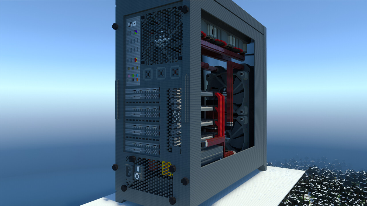 Computer Minecraft Map