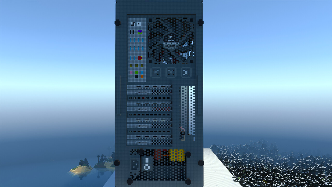 Computer Minecraft Map