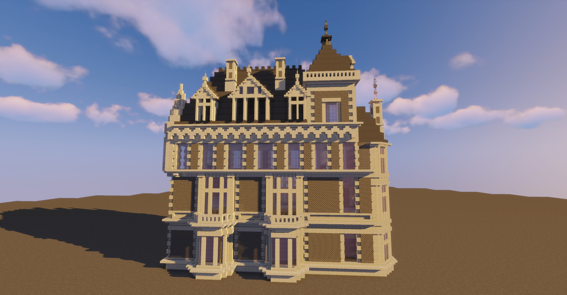 New York, The Vanderbilt Mansion, 742-748 Fifth Avenue Minecraft Map