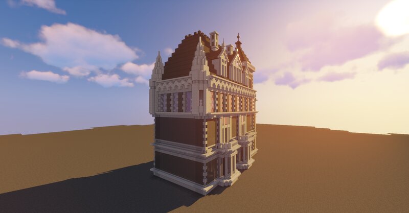 New York, The Vanderbilt Mansion, 742-748 Fifth Avenue Minecraft Map