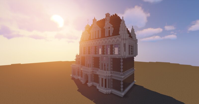 New York, The Vanderbilt Mansion, 742-748 Fifth Avenue Minecraft Map