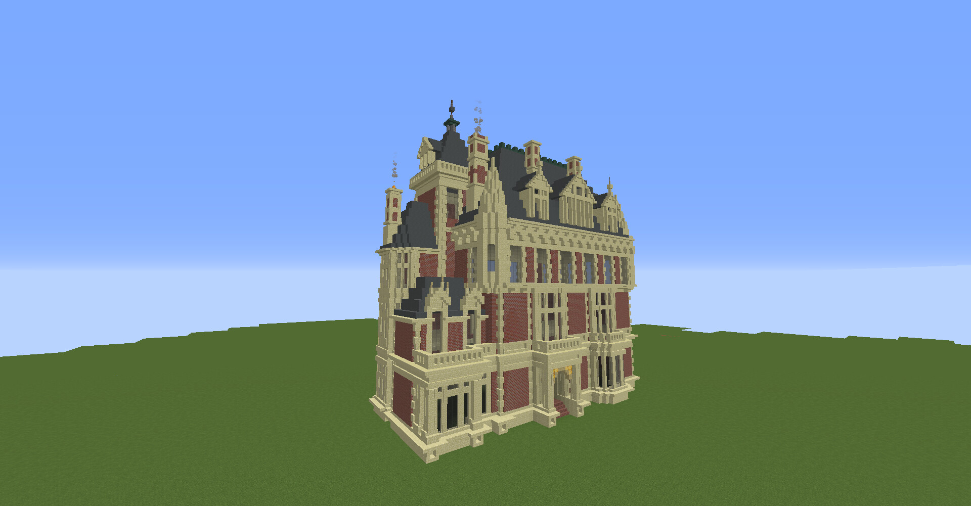 New York, The Vanderbilt Mansion, 742-748 Fifth Avenue Minecraft Map
