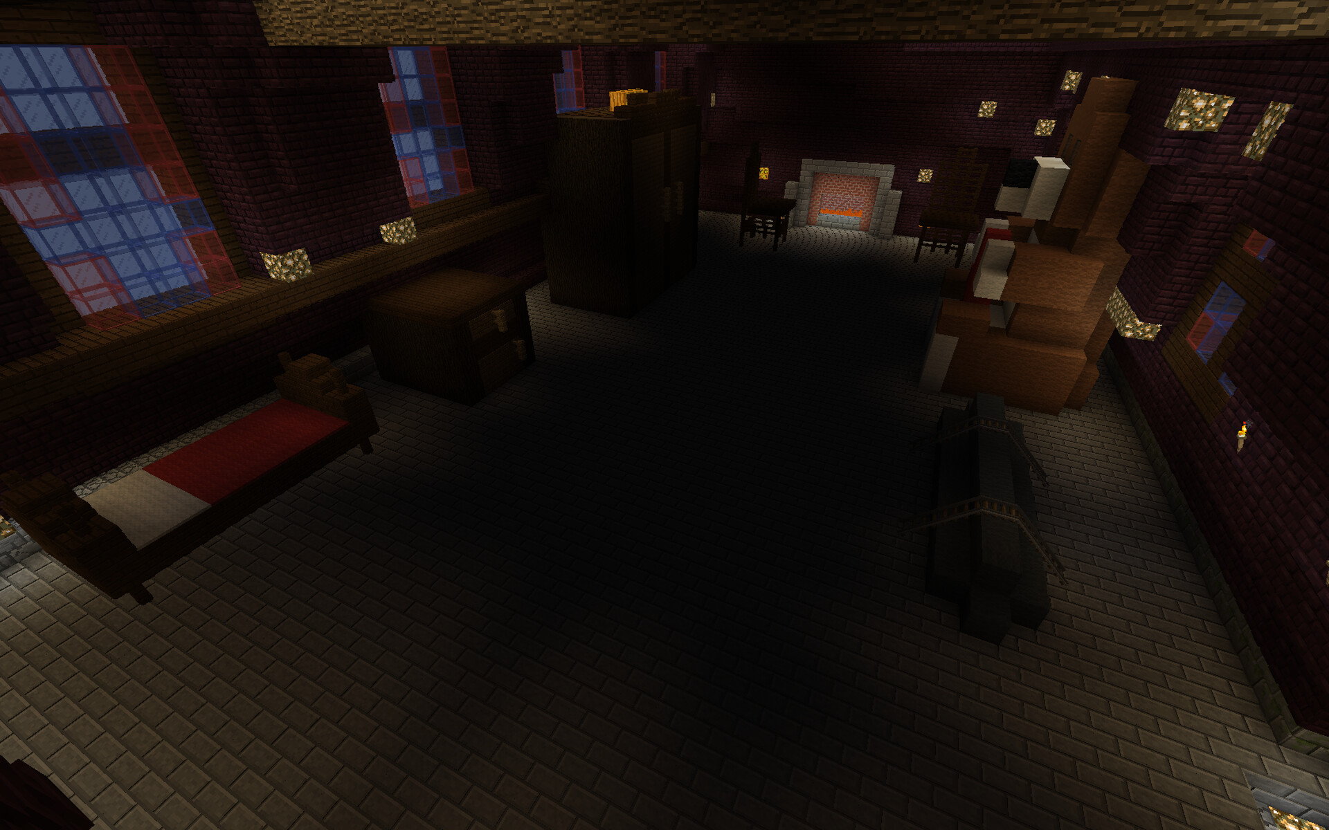 giant creepy horror house - schematic download Minecraft Map