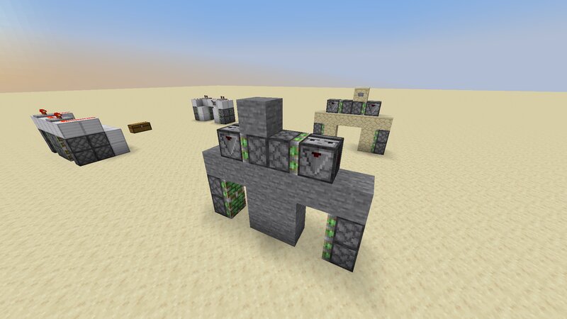 Super simple 2x2 piston door Minecraft Map