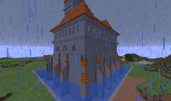 Age of Empires II - Lithuanian wonder "Trakai Island Castle" Minecraft Map