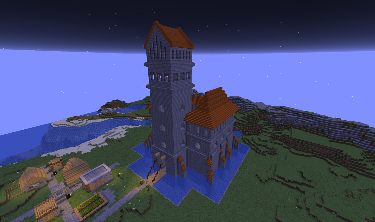 Age of Empires II - Lithuanian wonder "Trakai Island Castle" Minecraft Map