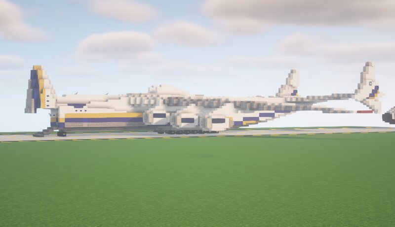 1:1 Antonov AN-225 Minecraft Map
