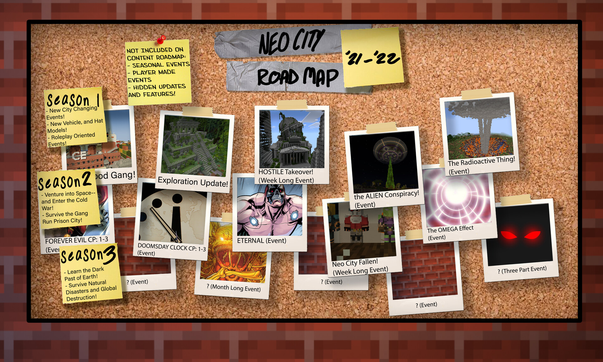 Neo City | City Roleplaying Server | Announcement! [UPDATED] Minecraft Map