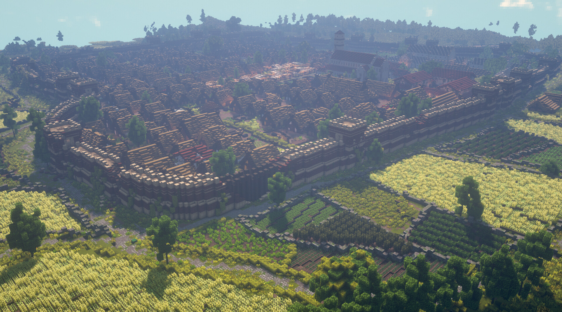 Anglo-Saxon Winchester [900 A.D] Minecraft Map