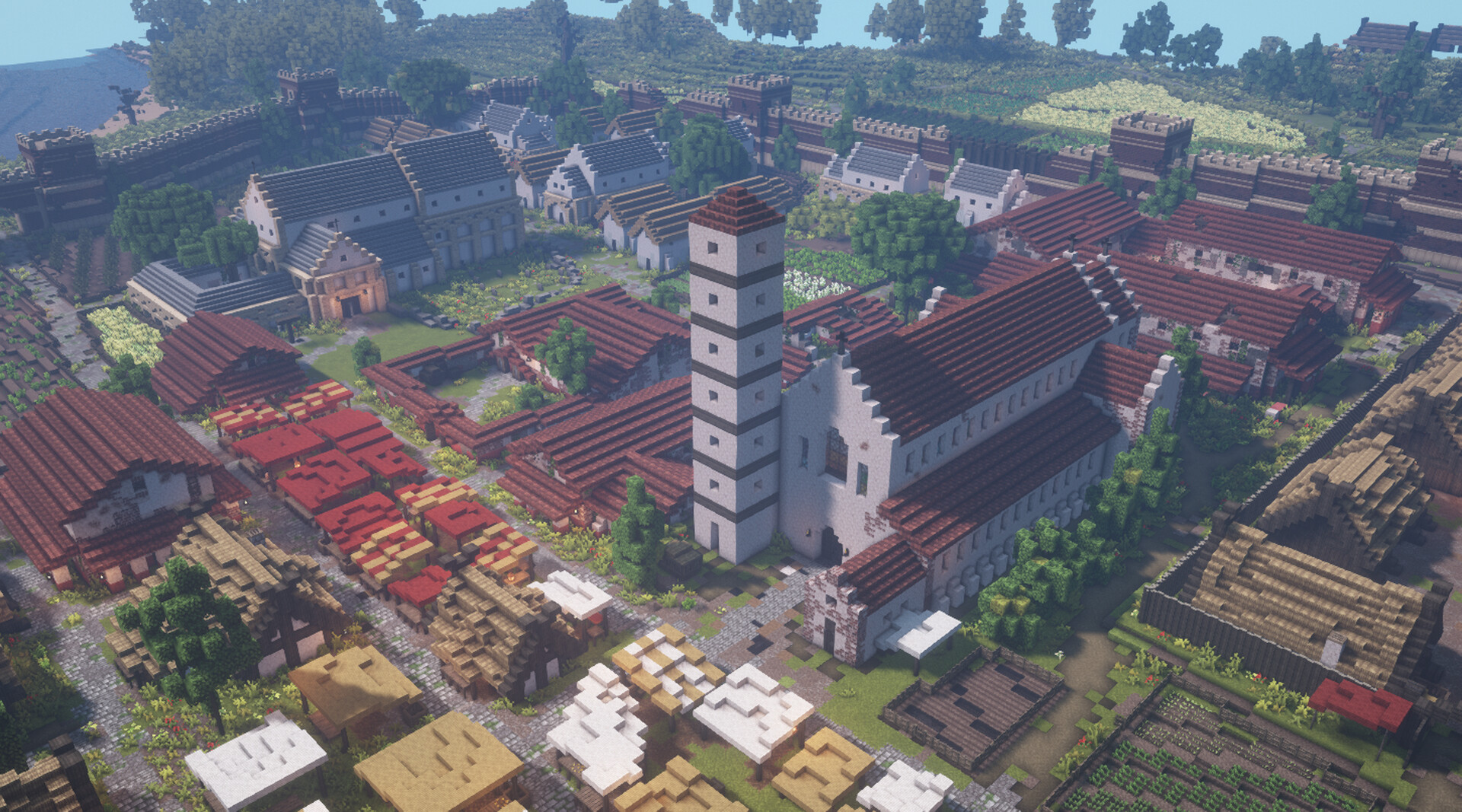 Anglo-Saxon Winchester [900 A.D] Minecraft Map