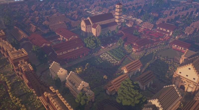 Anglo-Saxon Winchester [900 A.D] Minecraft Map