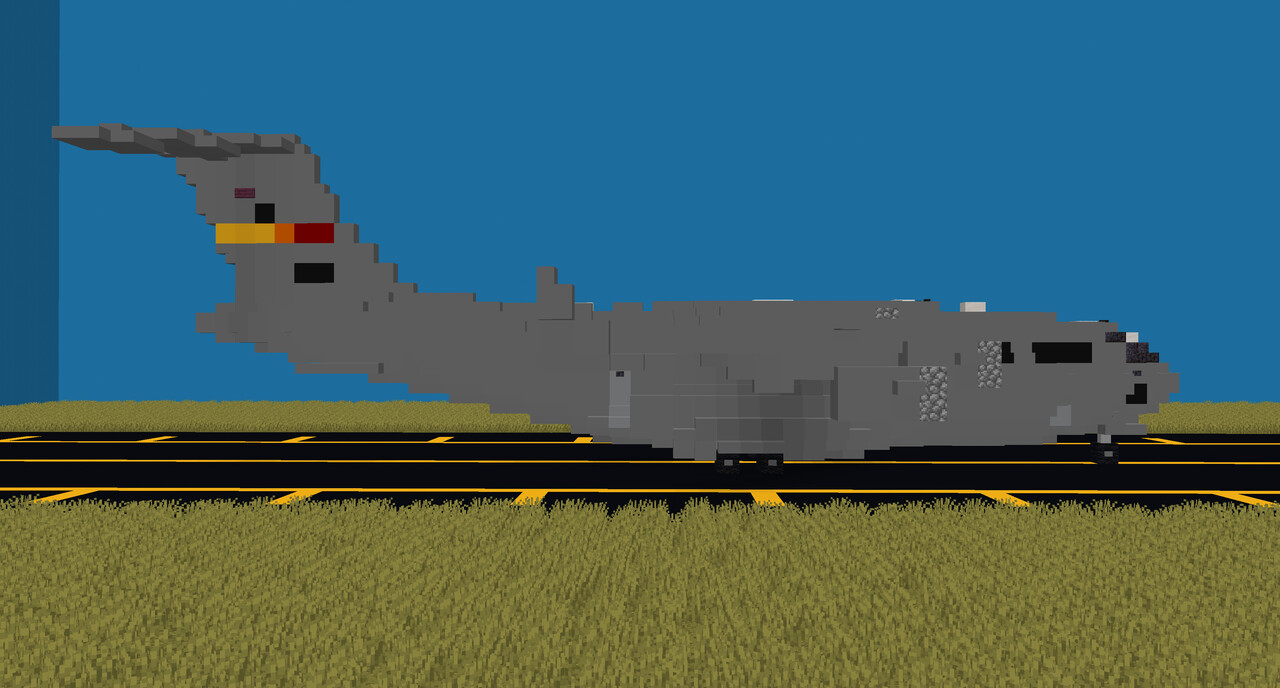 C-17 Globemaster III (3rd Version) (1:1) Minecraft Map