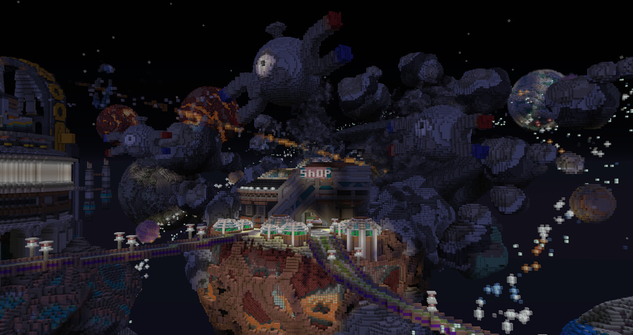 The Dream Space - pixelmon world Minecraft Map