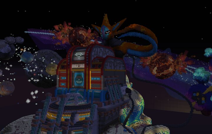 The Dream Space - pixelmon world Minecraft Map