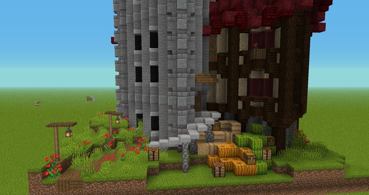 Fantasy House (Diagonal) Minecraft Map