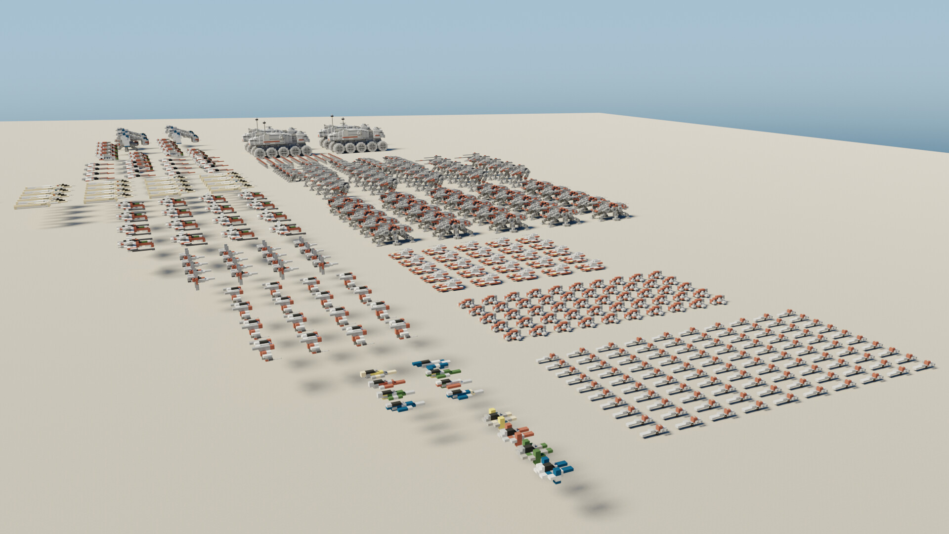 Republic Vehicle Pack (1:1 scale) Minecraft Map