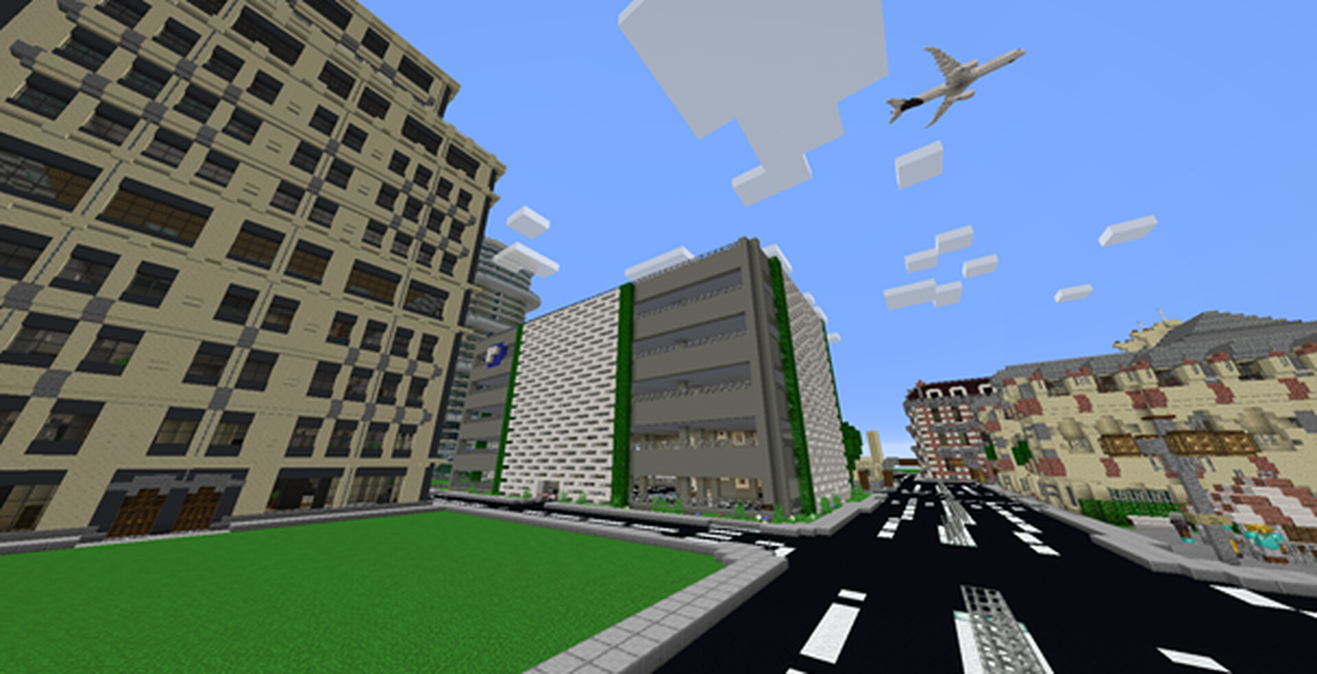 Modern Parking Minecraft Map