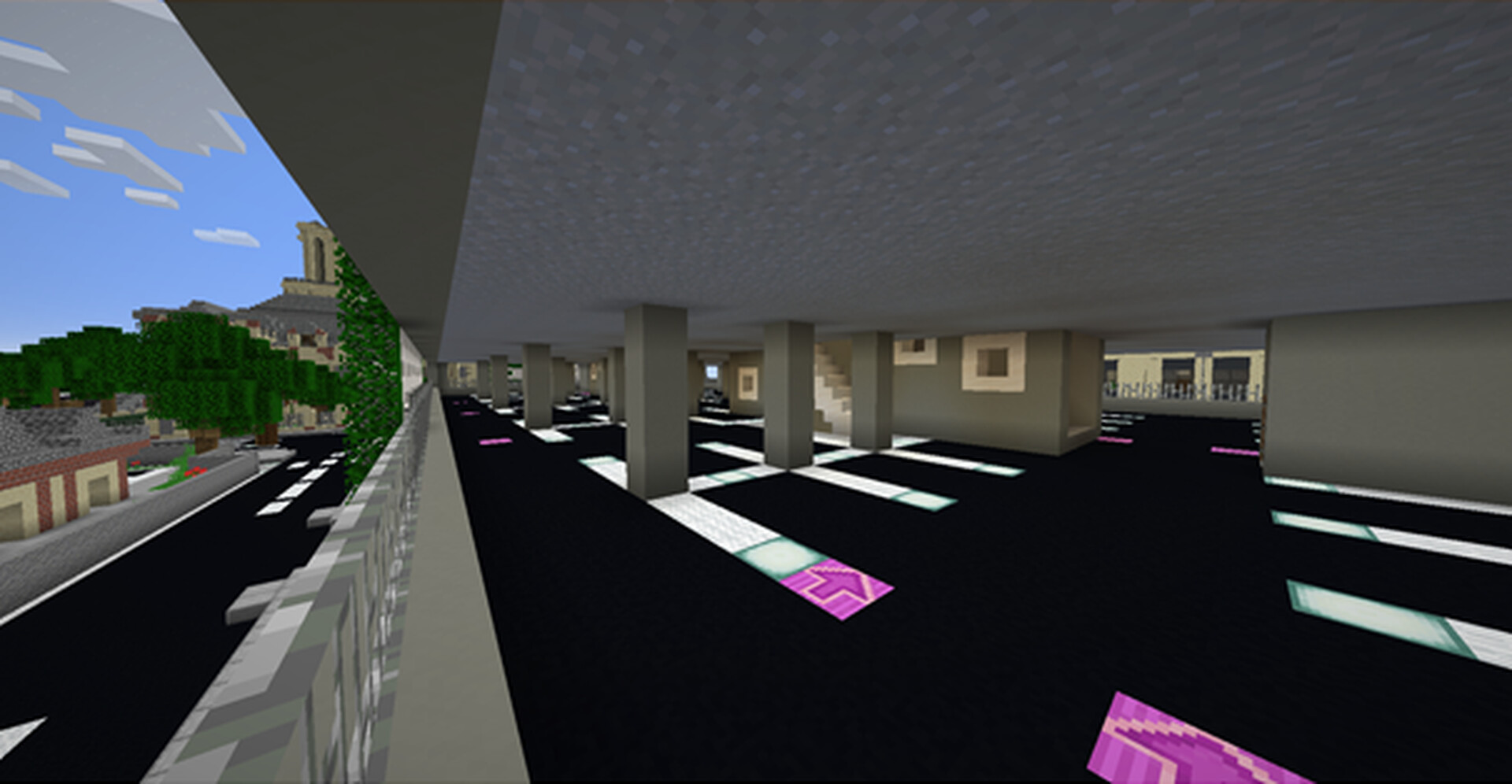 Modern Parking Minecraft Map