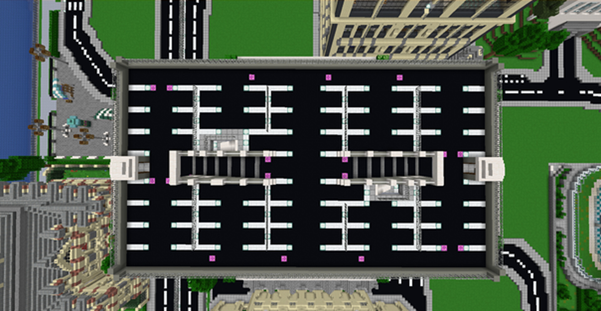 Modern Parking Minecraft Map