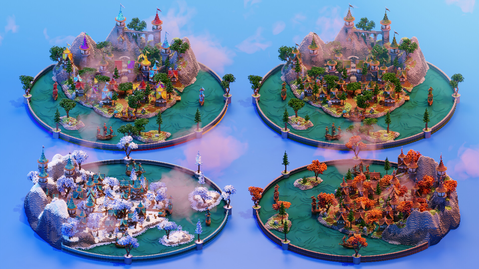 4 Seasons Lobby | Fantasy Kingdom Islands | For sale | non-exclusive ...