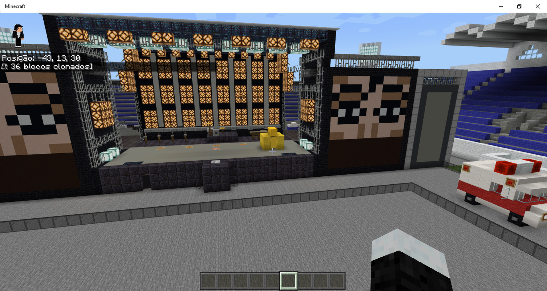 Michael Jackson Dangerous tour 1992-1993 Minecraft Map