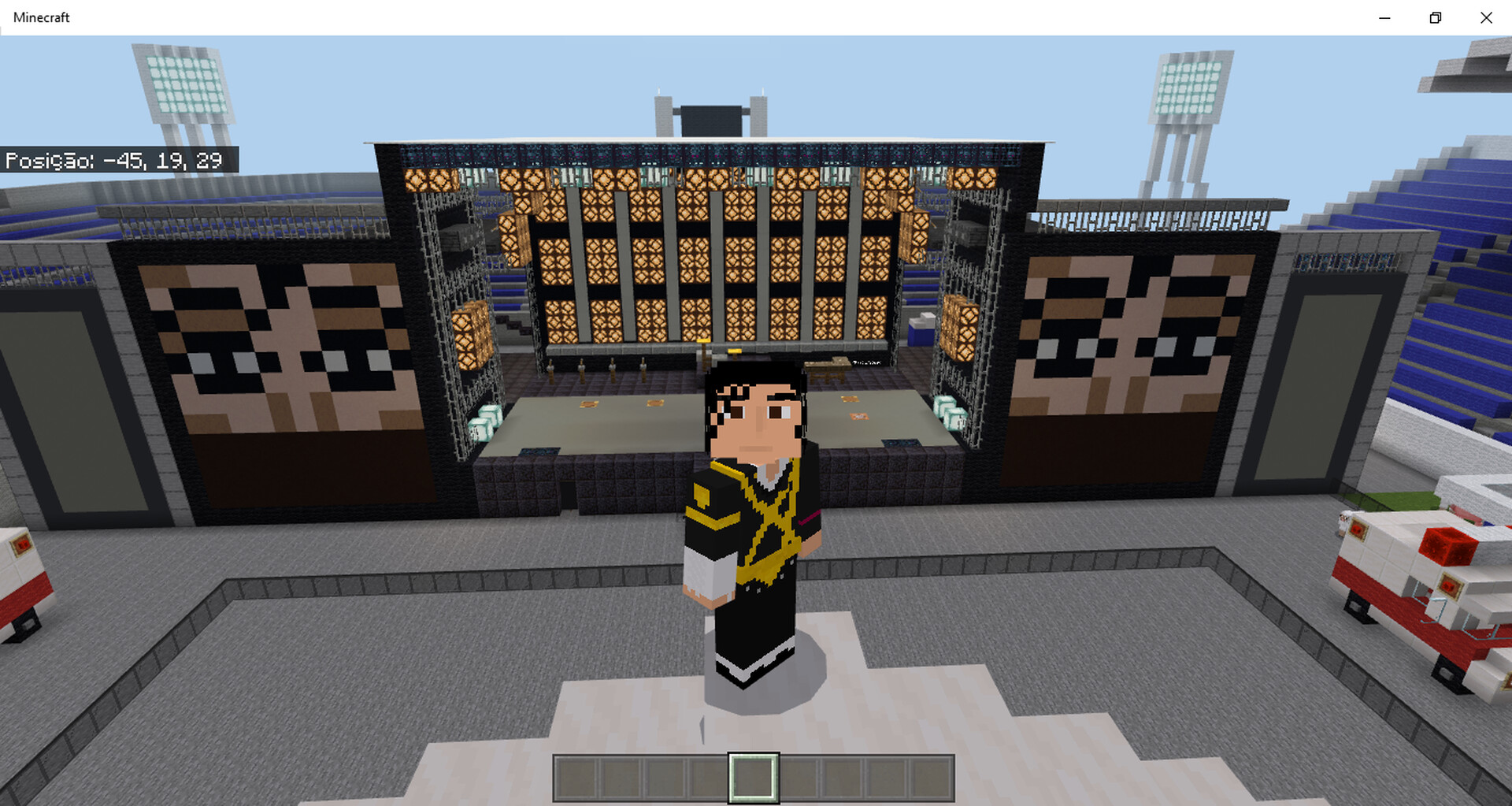 Michael Jackson Dangerous tour 1992-1993 Minecraft Map