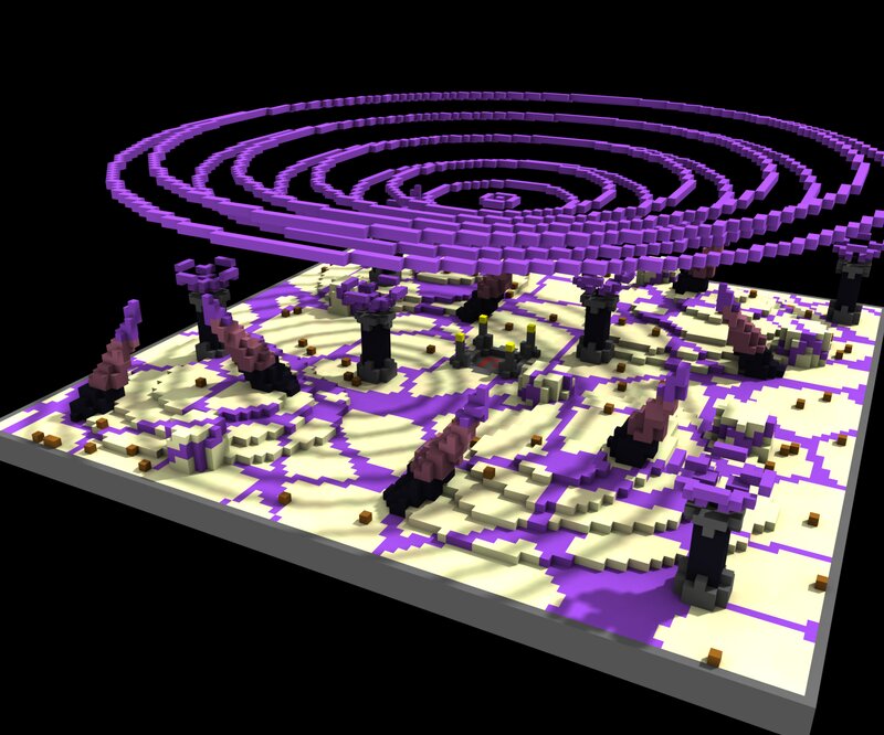 Purple End KOTH [100x100] Minecraft Map