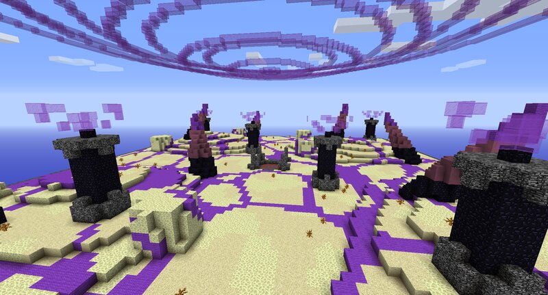 Purple End KOTH [100x100] Minecraft Map