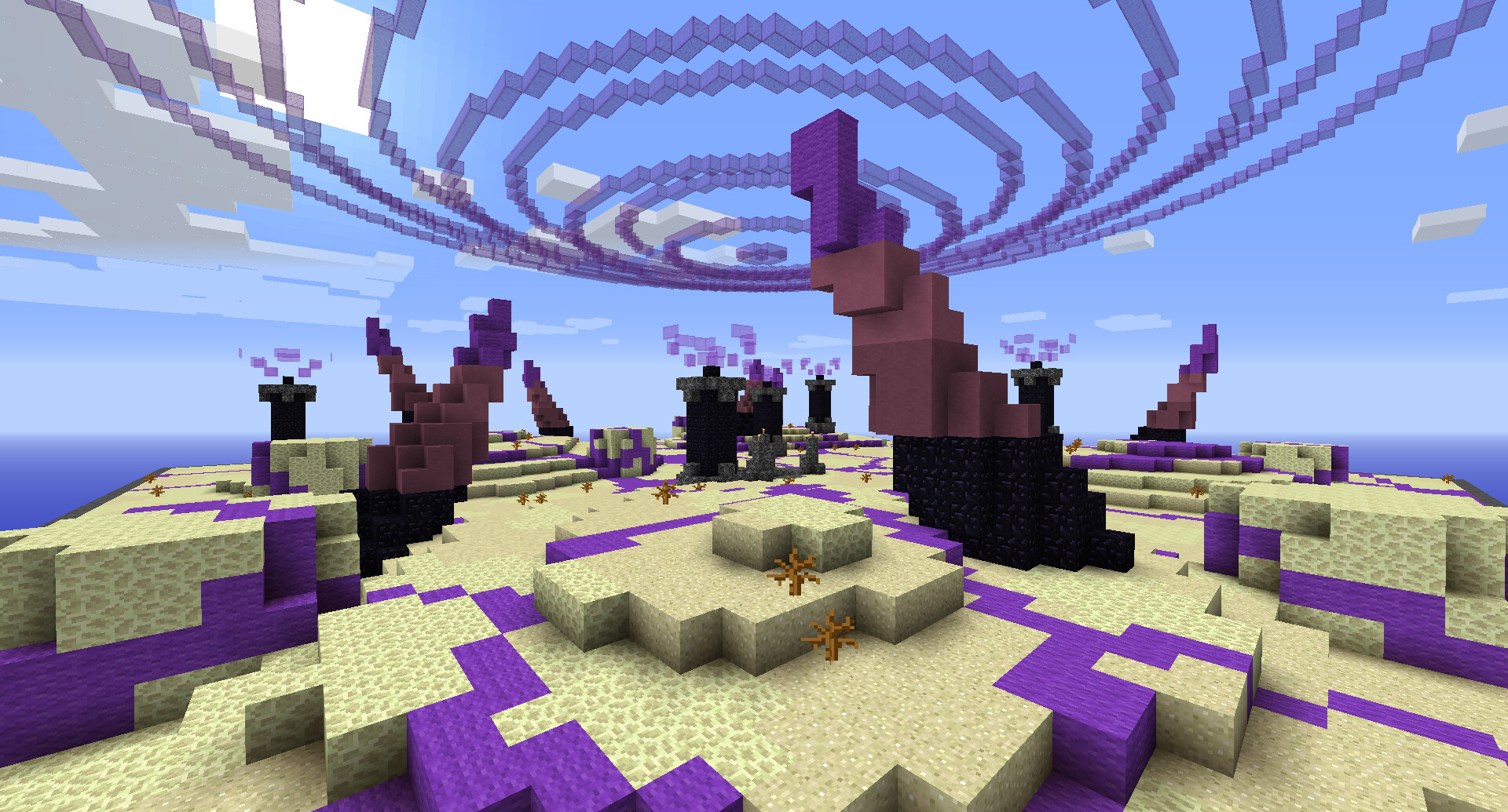 Purple End KOTH [100x100] Minecraft Map