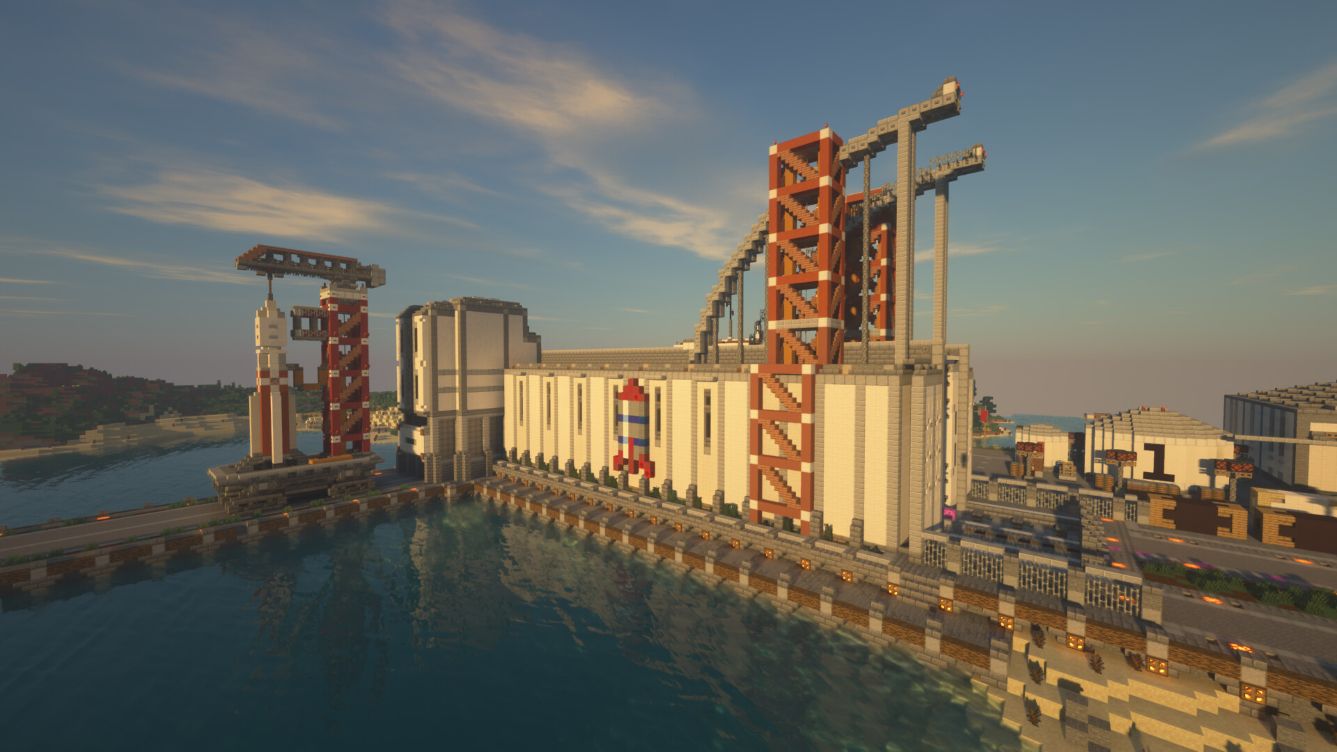 Rocket Launch STEM Awareness and Astronaut Training Facility Minecraft Map