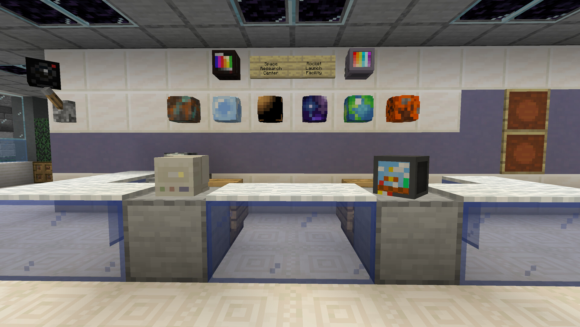 Rocket Launch STEM Awareness and Astronaut Training Facility Minecraft Map