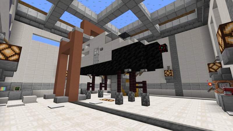 Rocket Launch STEM Awareness and Astronaut Training Facility Minecraft Map