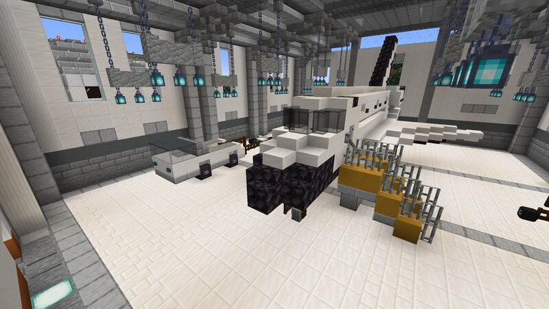 Rocket Launch STEM Awareness and Astronaut Training Facility Minecraft Map