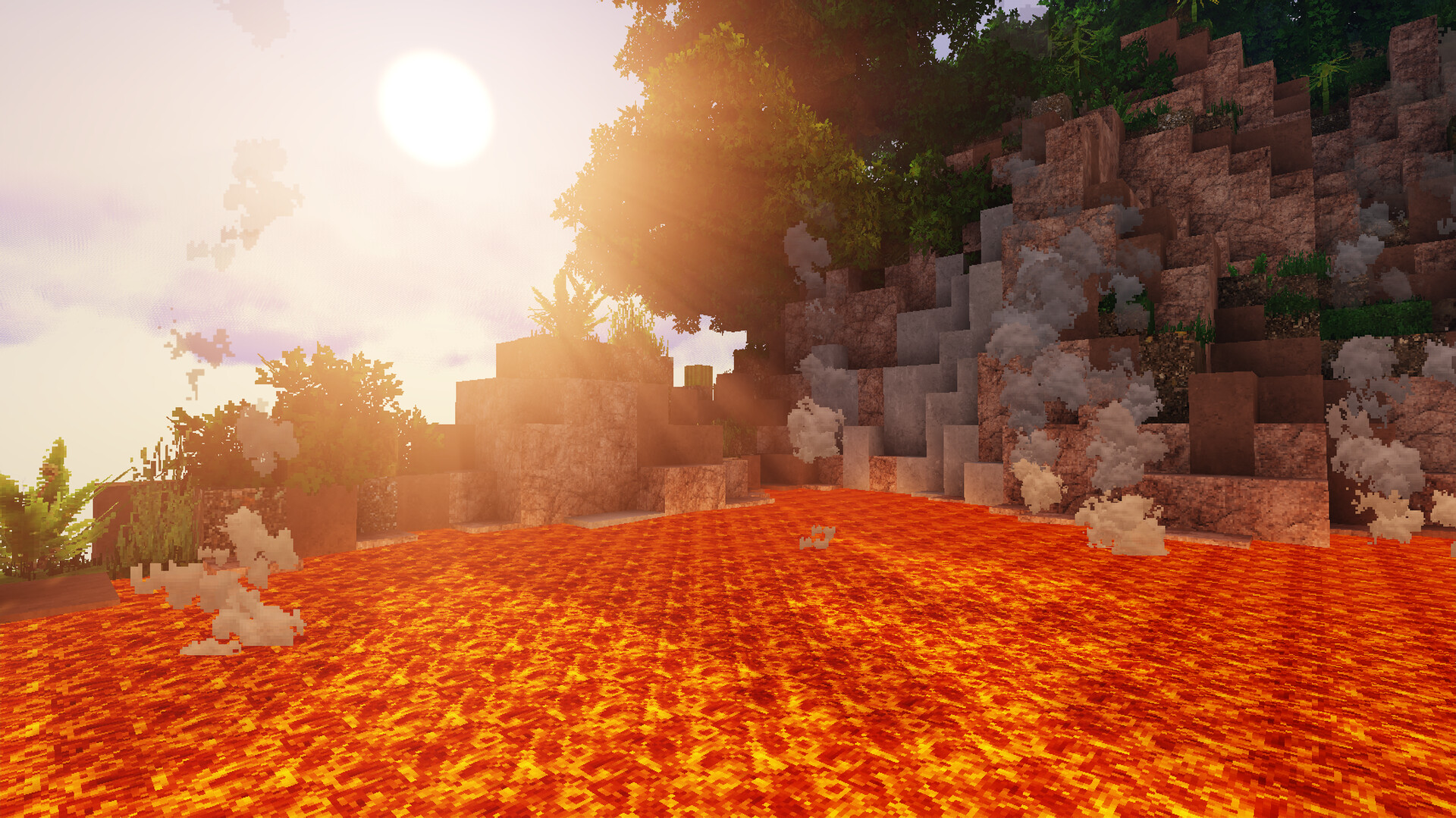 The Volcanic Garden - 768 x 768 Map Minecraft Map