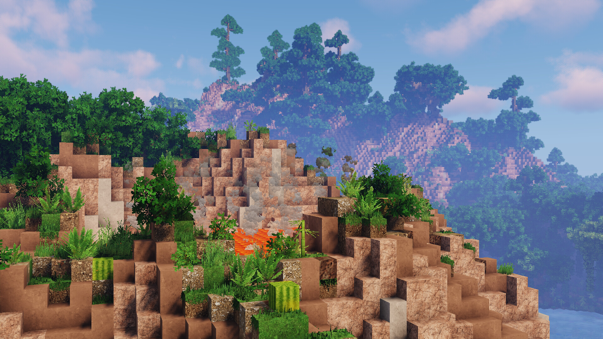 The Volcanic Garden - 768 x 768 Map Minecraft Map