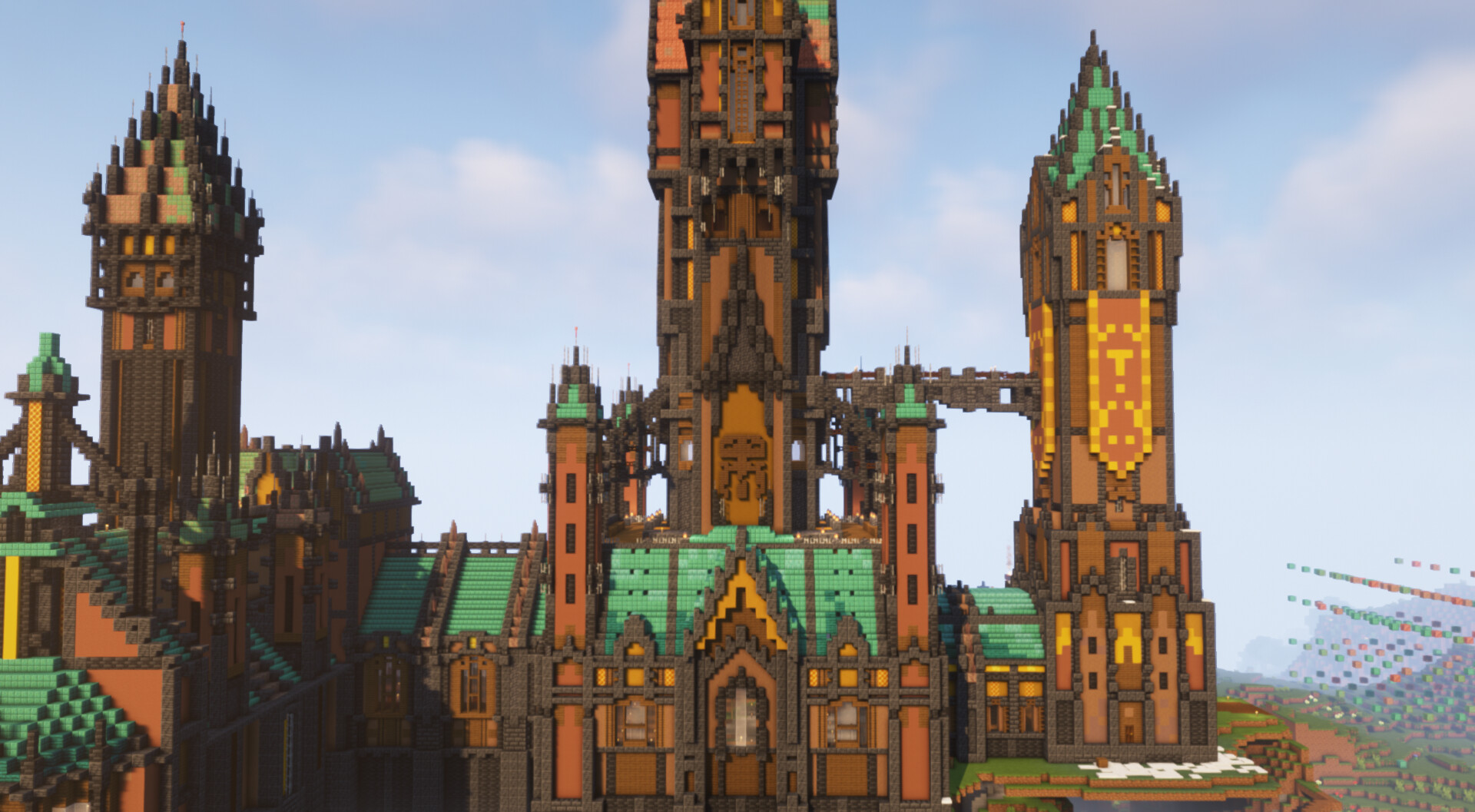 Deepslate Gothic Castle in minecraft 1.17 Bedrock Edition Minecraft Map