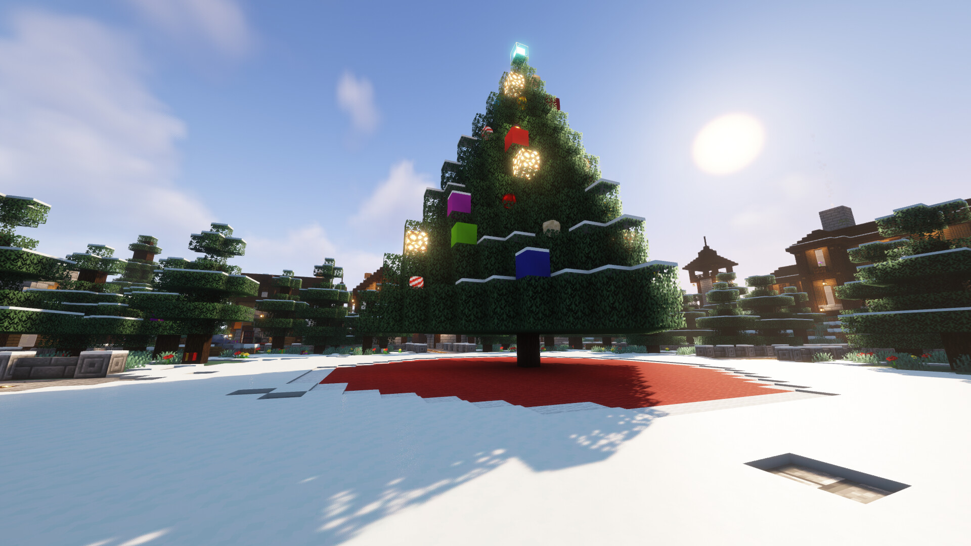 Winter Town Minecraft Map