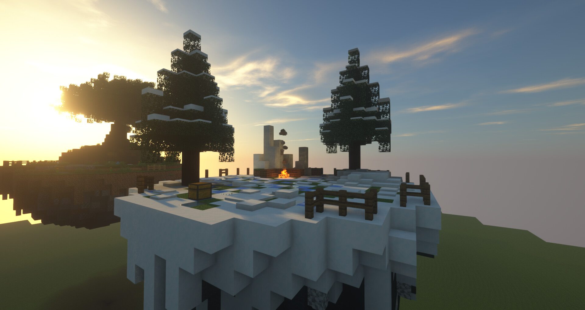 Skyblock Sky Islands (3 Variations) Minecraft Map