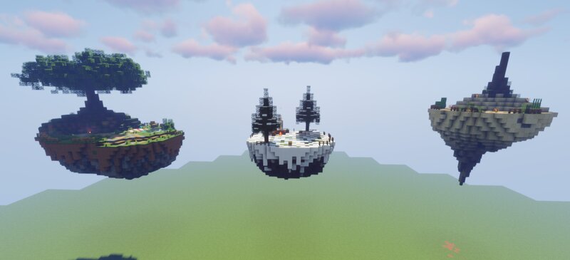 Skyblock Sky Islands (3 Variations) Minecraft Map