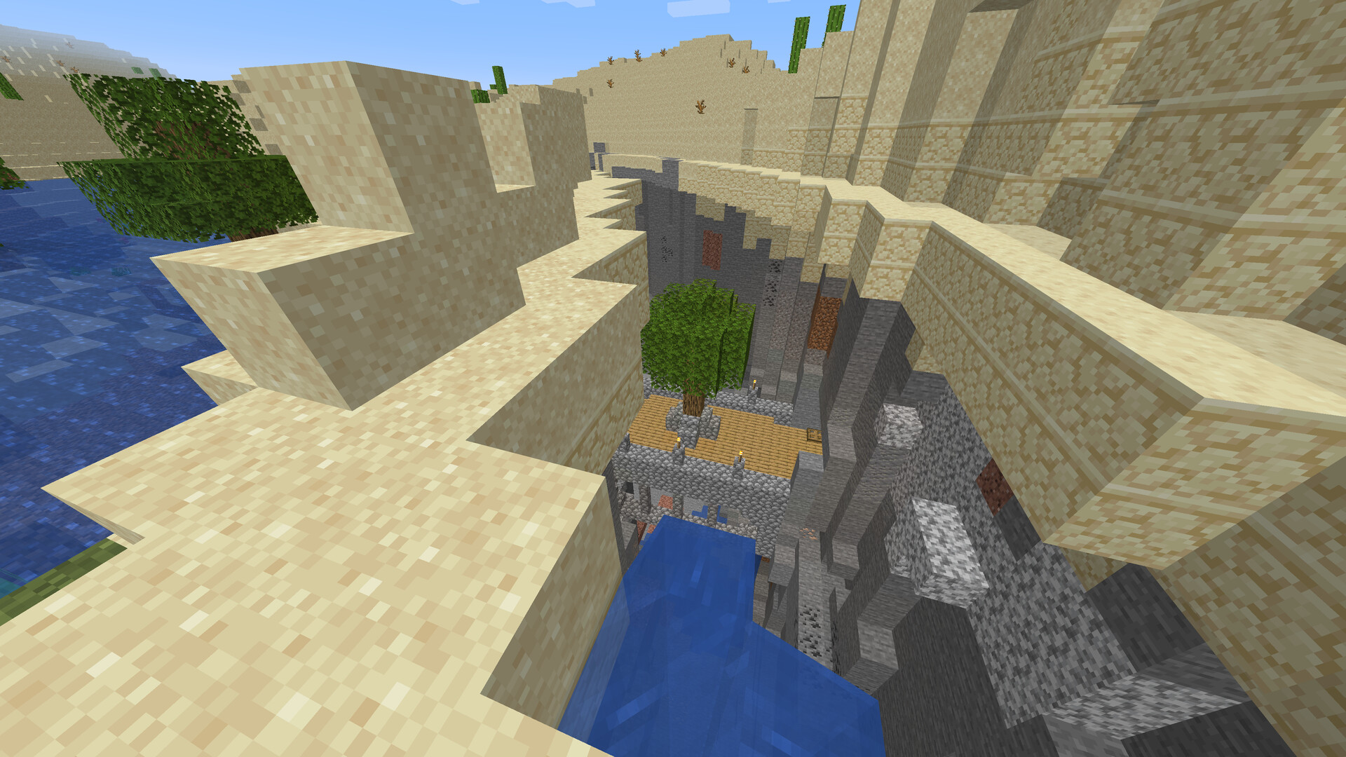 Ravine base Minecraft Map
