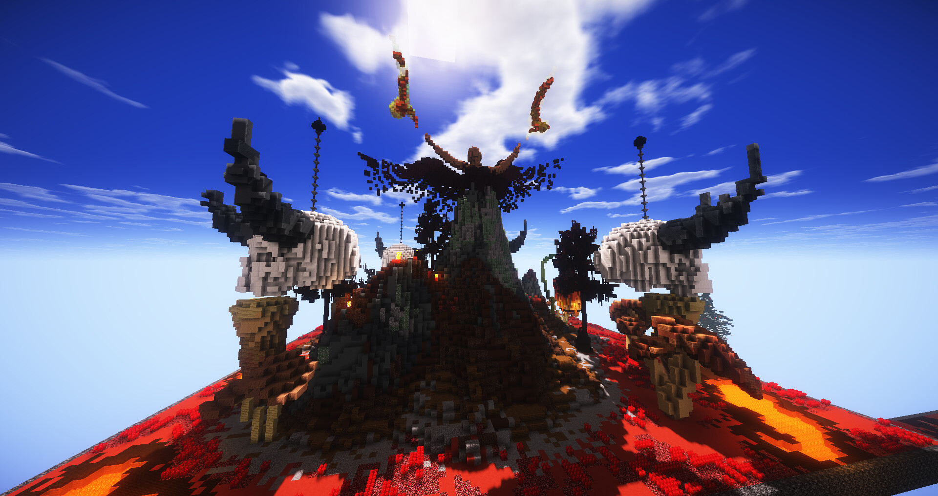 Angel of Death Glowstone Mountain | 1.8+ Minecraft Map