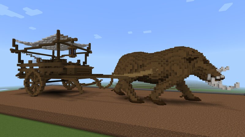 Boar & Cart - Fantasy Organic Minecraft Map