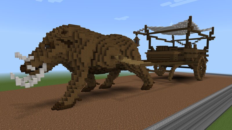 Boar & Cart - Fantasy Organic Minecraft Map